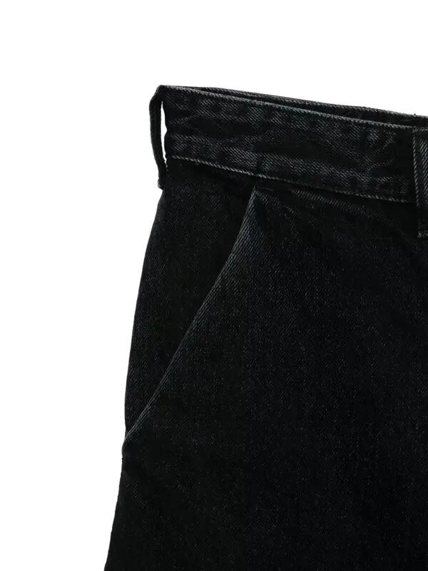 ENTIRE STUDIOS Cotton Wide-leg Jeans - Black