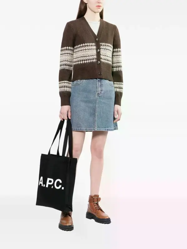 A.p.c. Text Shoulder Bag