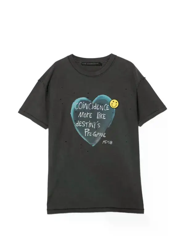 Andersson Bell Slogan-print T-shirt