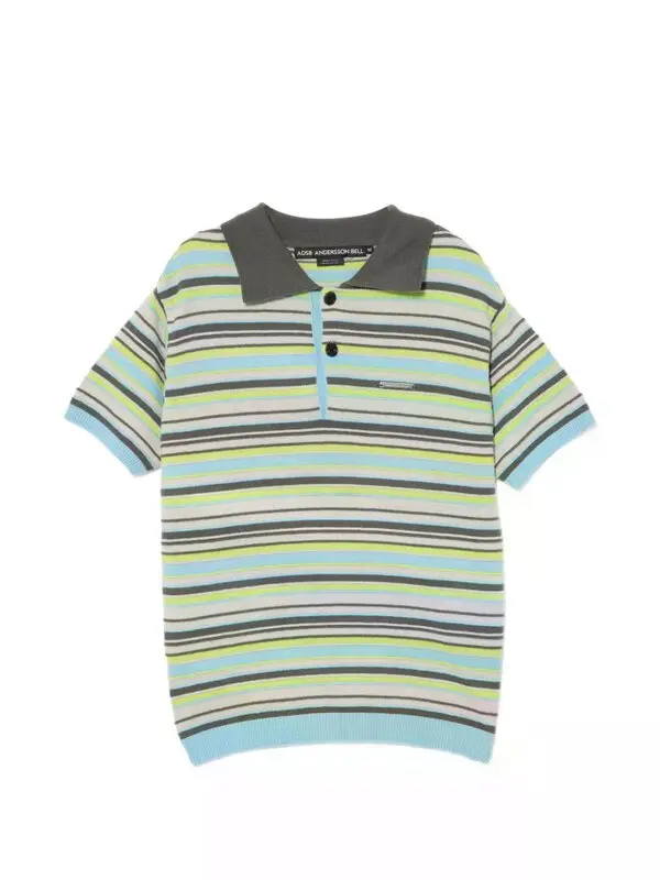 Andersson Bell Striped Polo Shirt