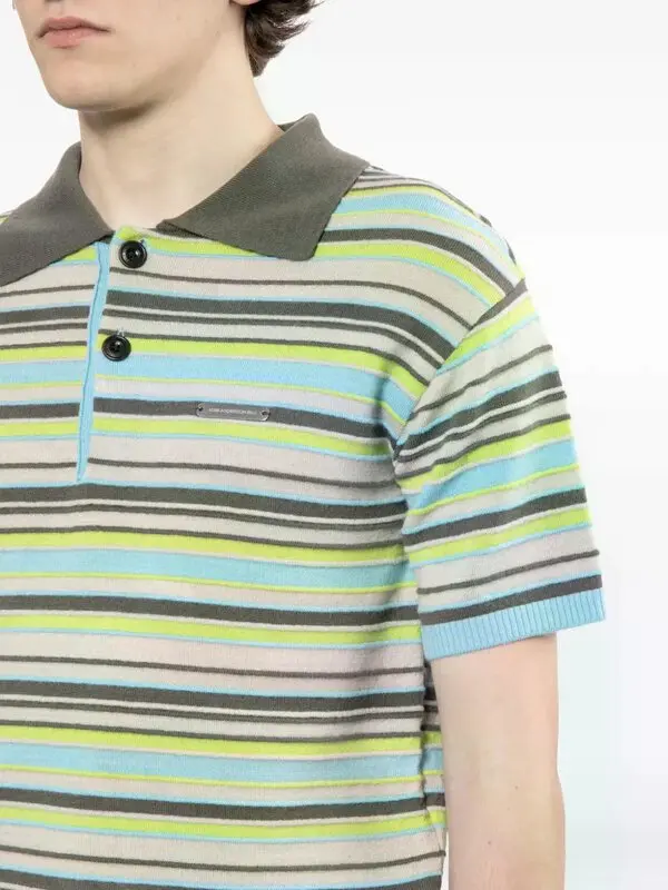 Andersson Bell Striped Polo Shirt