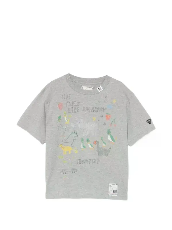 Mihara Yasuhiro Graphic-print T-shirt - Grey