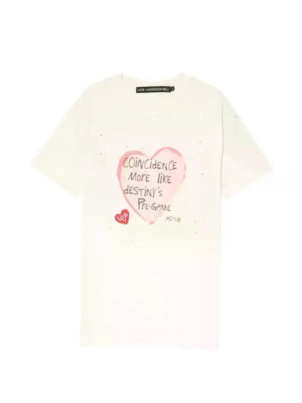 Andersson Bell Heart Message T-shirt
