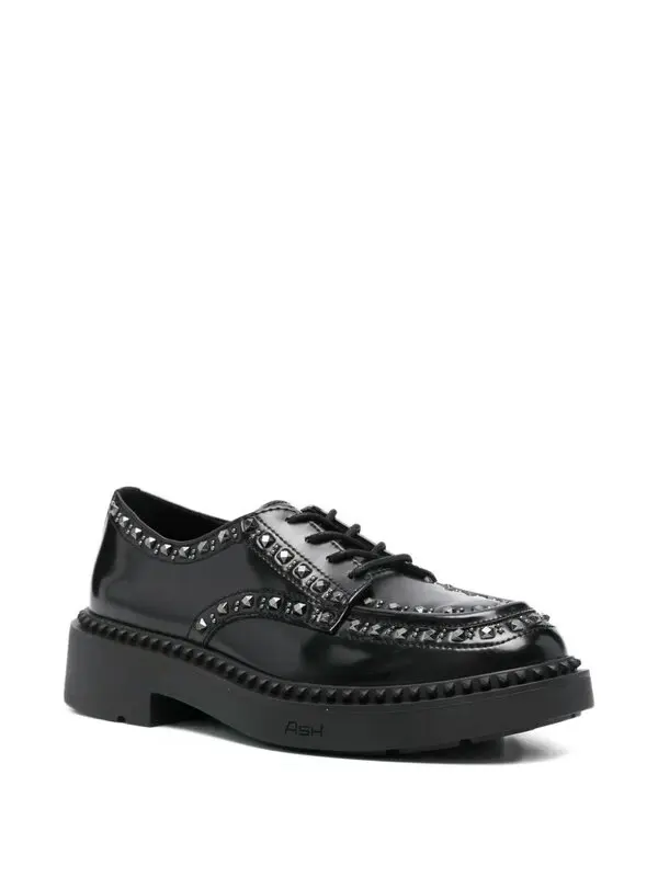 Ash Max Studded Leather Derby Shoes