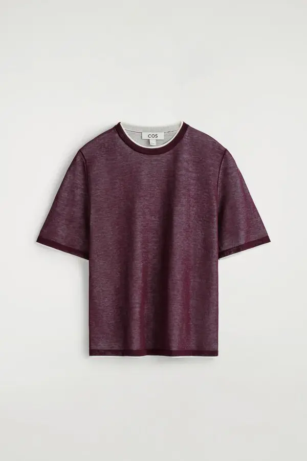 Cos Layered Knitted T-shirt