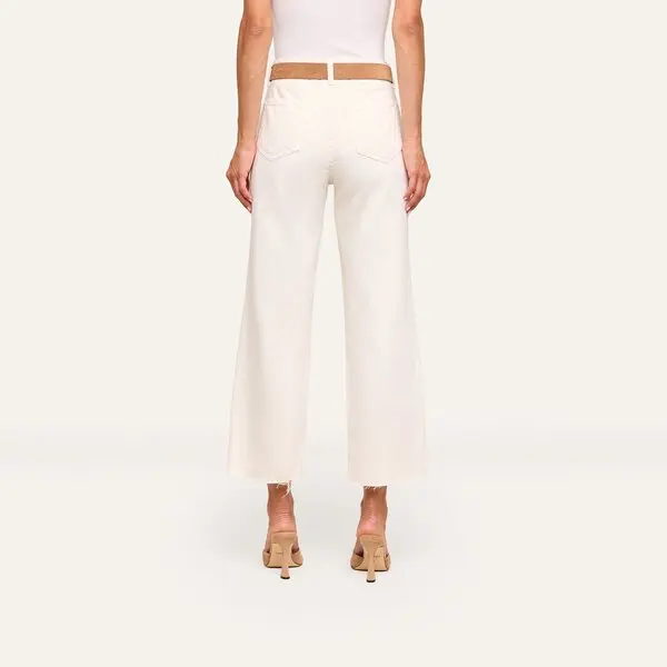 L'AGENCE Wanda Cropped Wide-leg Jean