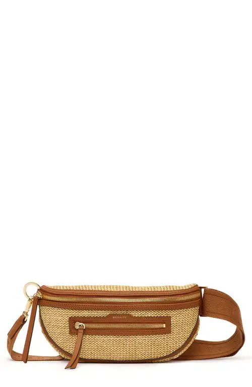 HAMMITT Crossbody Bag - Cocoa Raffia/gold