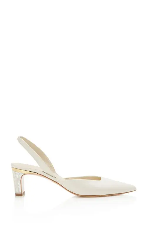 FREYA ROSE Delphine Pointed Toe Pearl Heel Pump