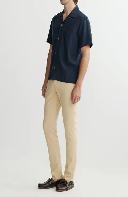 DL1961 Hugh Relaxed Fit Camp Shirt - Nautical