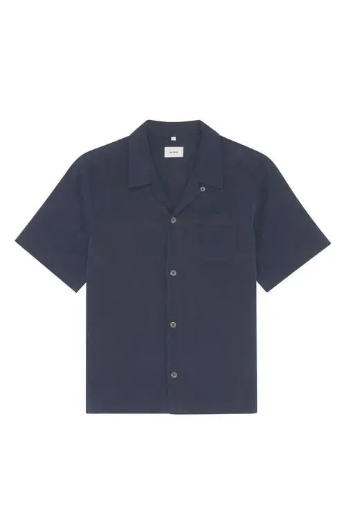 DL1961 Hugh Relaxed Fit Camp Shirt - Nautical
