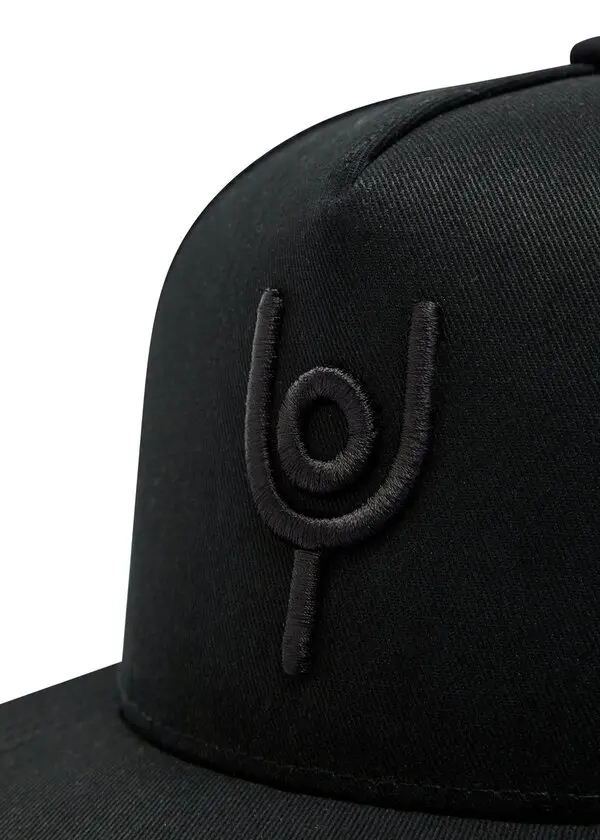 NOW YOU LIVE Logo-embroidered Twill Trucker Cap