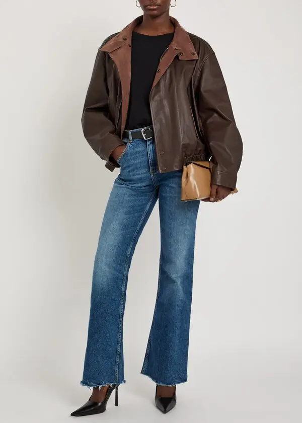 Tory Burch Bootcut Stretch-denim Jeans