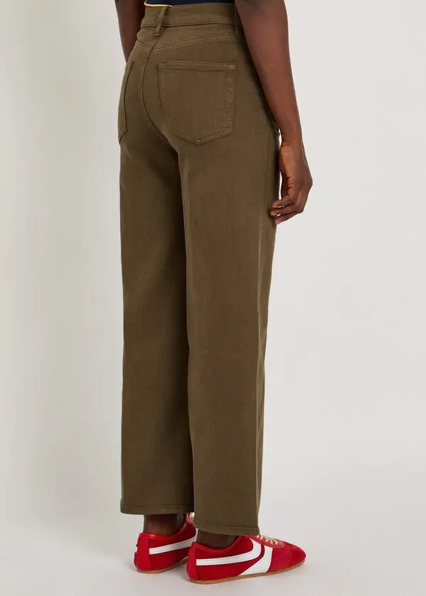 FRAME The Anchor Straight-leg Jeans - Brown