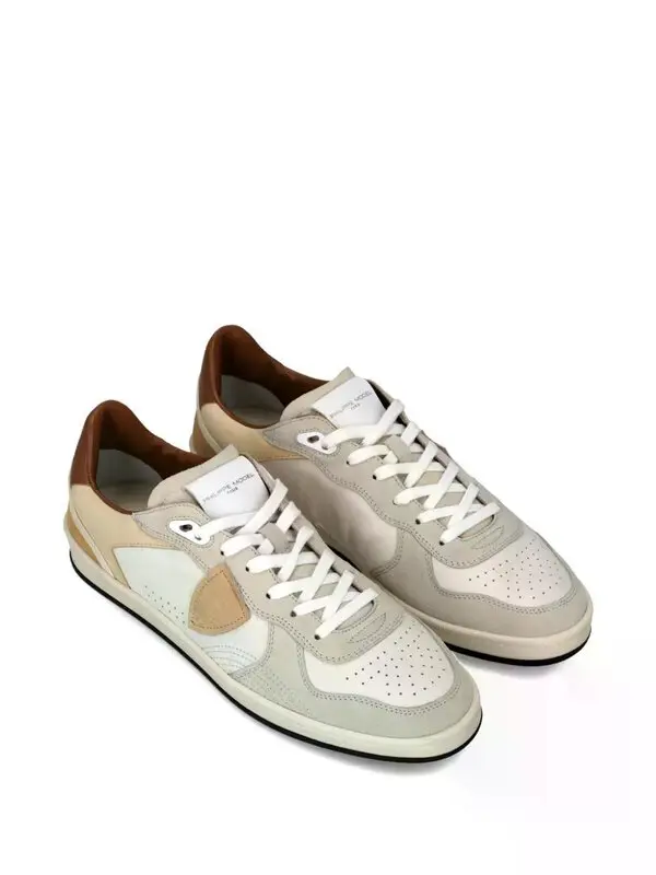 Philippe Model Panel Pgal Low Top Sneakers - Neutrals