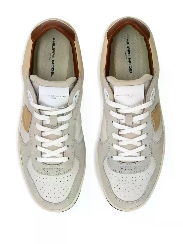Philippe Model Panel Pgal Low Top Sneakers - Neutrals