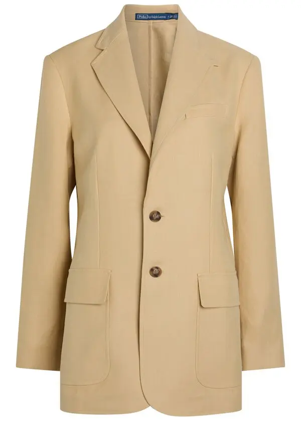 Polo Ralph Lauren Michele Hemp Blazer - Tan