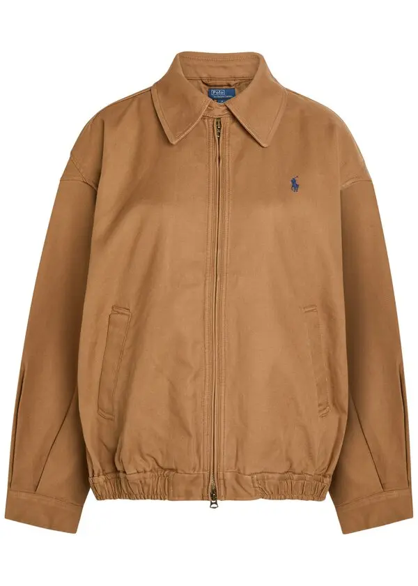 Polo Ralph Lauren Logo-embroidered Twill Jacket - Tan