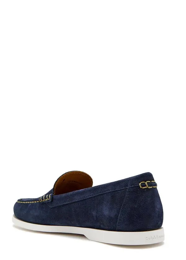 Polo Ralph Lauren Merton Suede Loafers - Navy