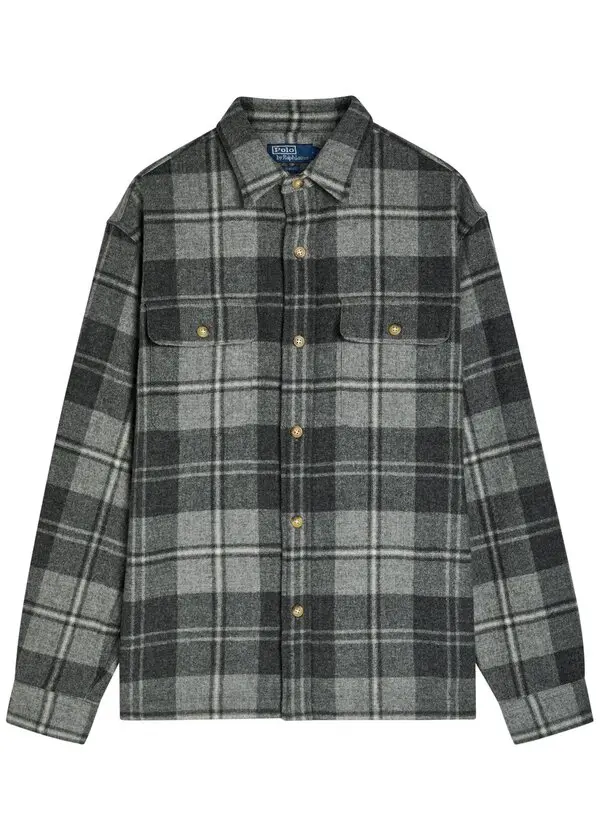 Polo Ralph Lauren Plaid Wool Overshirt