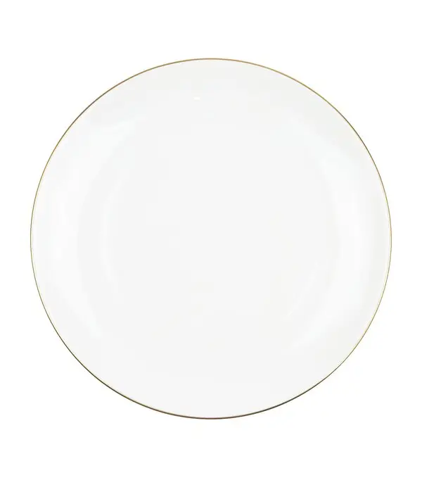 RICHARD BRENDON Line Coupe Dinner Plate - Gold