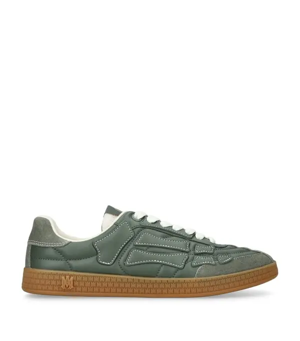 Amiri Leather Pacific Football Sneakers - Green