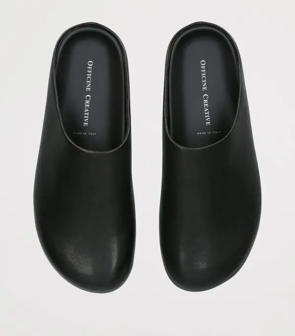 Officine Creative Leather Babouche Mules