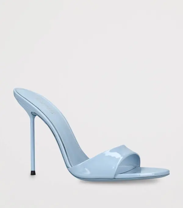 Paris Texas Patent Leather Lidia Mules 105 - Blue