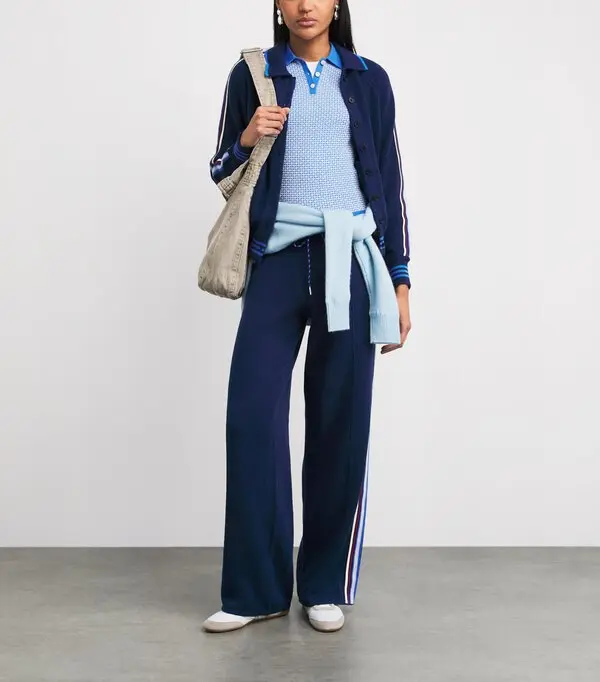 Guest In Residence Cotton-blend Stripe Sweatpants