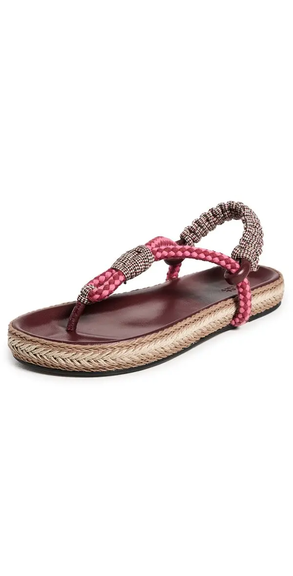 Isabel Marant Gypsos Sandals - Multicolor Burgundy