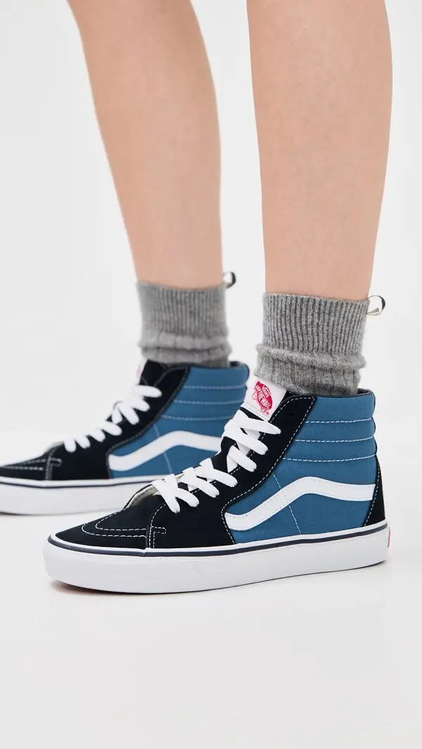 VANS Suede High Top Sneakers - Navy