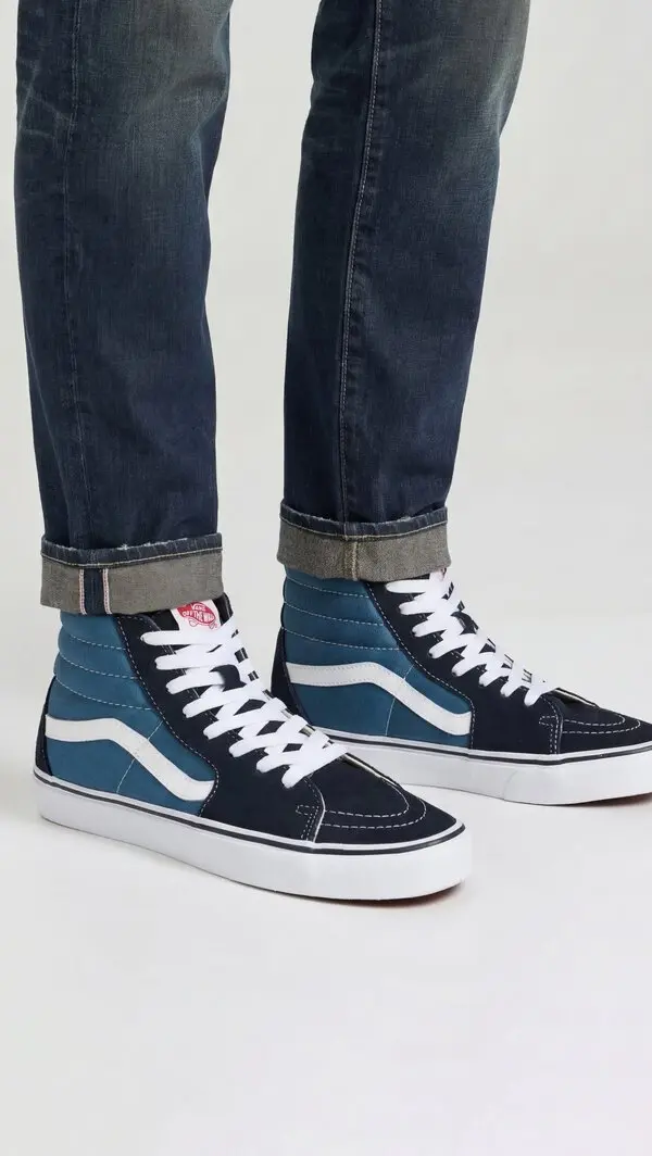 VANS Suede High Top Sneakers - Navy