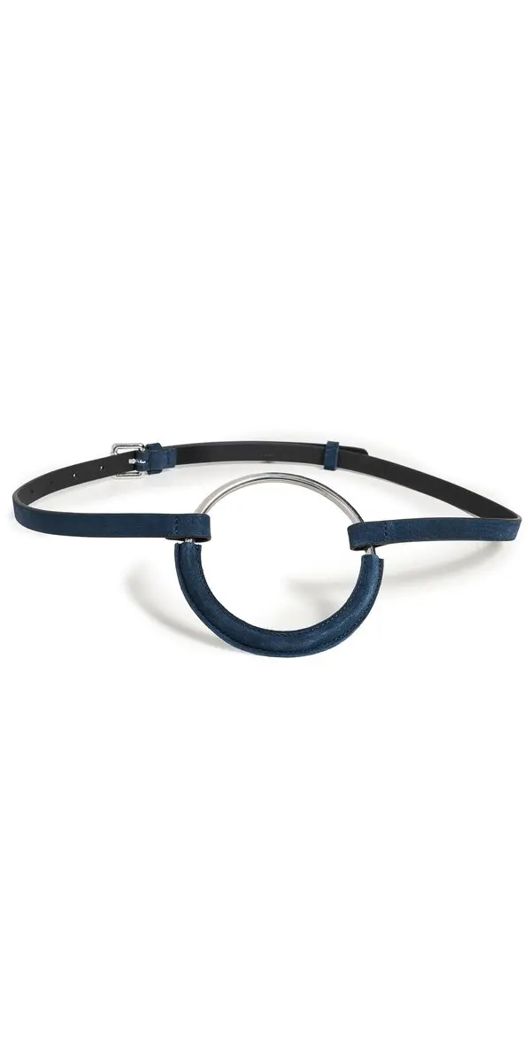 Rachel Comey Low Hip Wrapped Landlord Belt - Dark Indigo