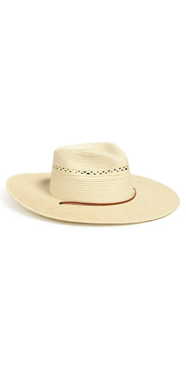 Brixton Beck Rancher Straw Hat - Natural