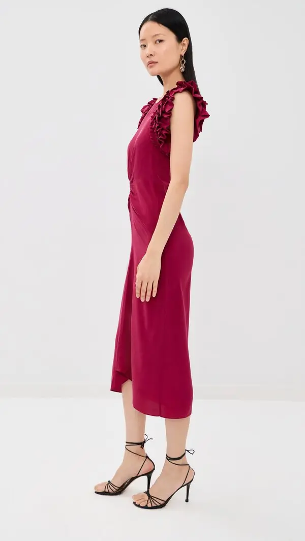 Isabel Marant Étoile Teriany Silk Midi Dress