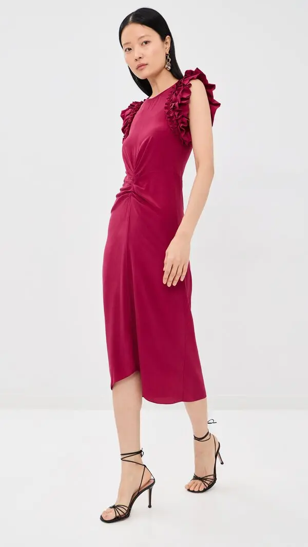 Isabel Marant Étoile Teriany Silk Midi Dress