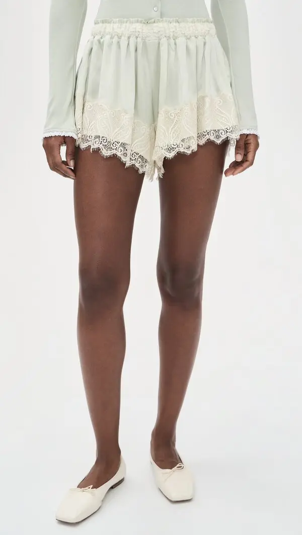 FAIT PAR FOUTCH Esme Silk Shorts
