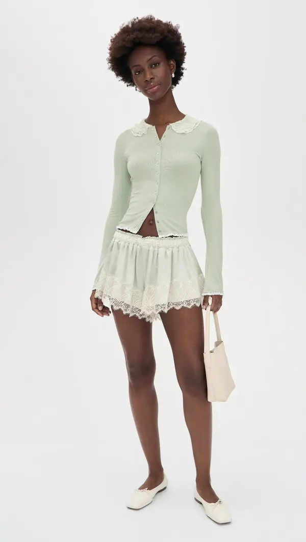 FAIT PAR FOUTCH Esme Silk Shorts