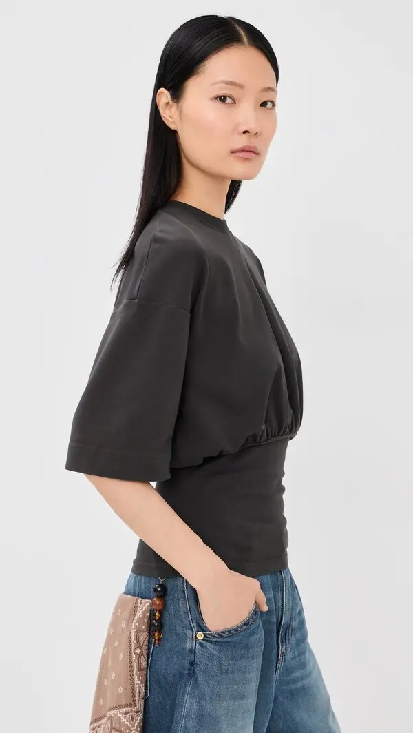 DARKPARK Amy Draped Waist Tee