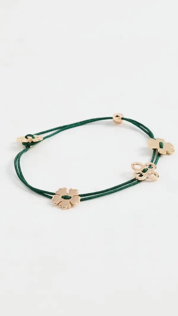 Tory Burch Clover Cord Bracelet