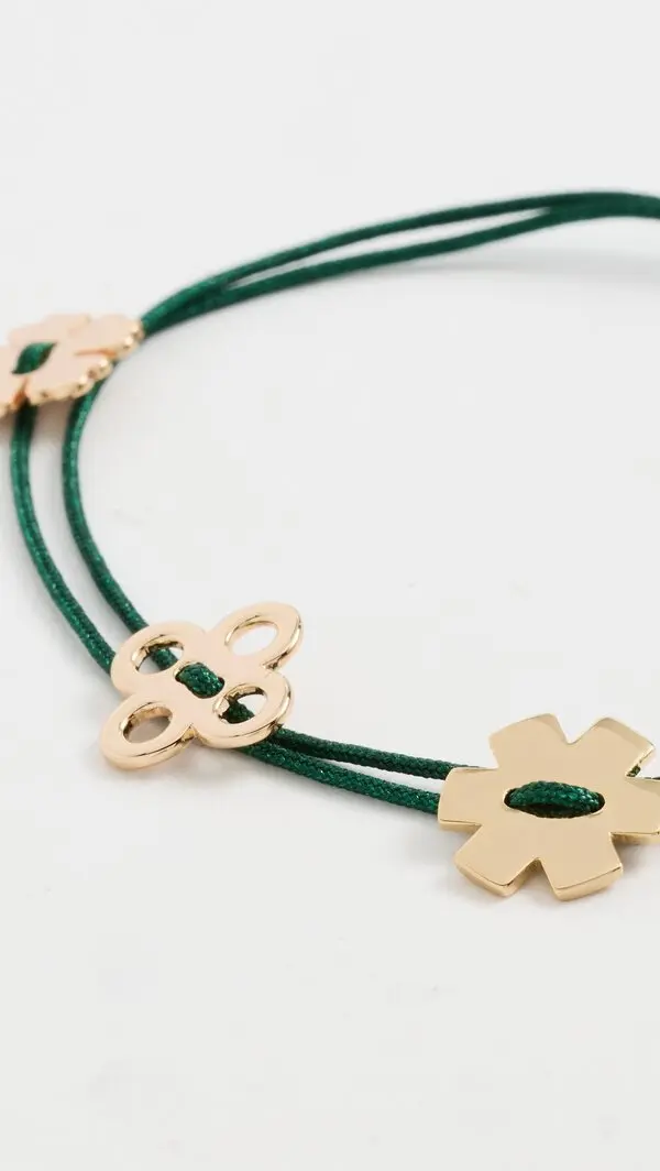 Tory Burch Clover Cord Bracelet