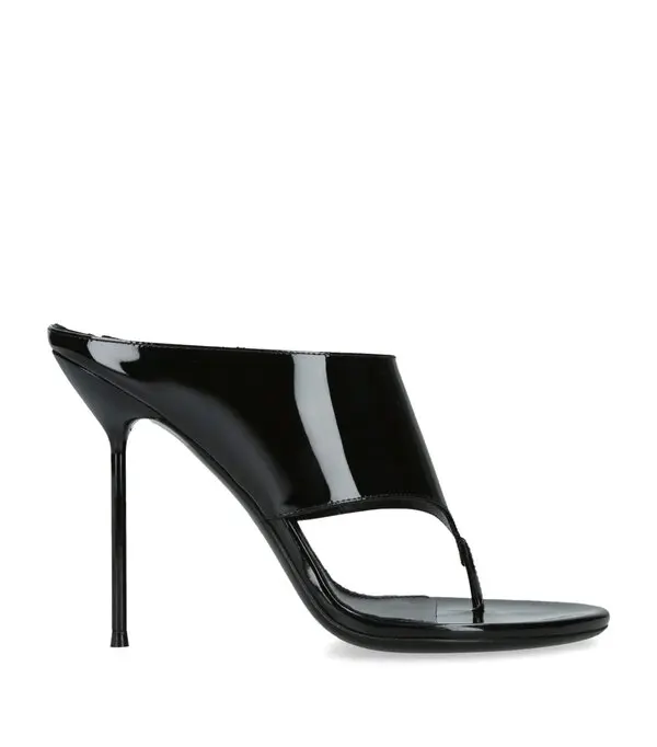 Paris Texas Patent Leather Lidia 105 Mules - Black