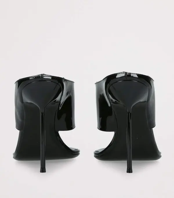 Paris Texas Patent Leather Lidia 105 Mules - Black