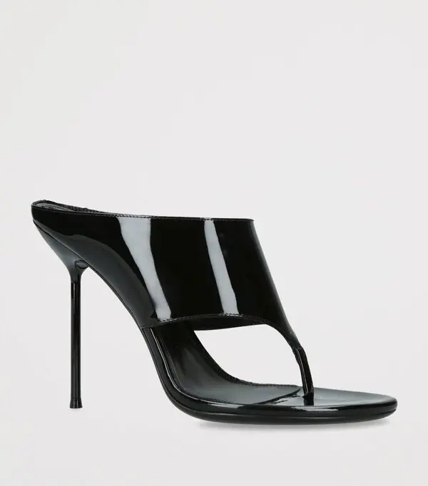 Paris Texas Patent Leather Lidia 105 Mules - Black