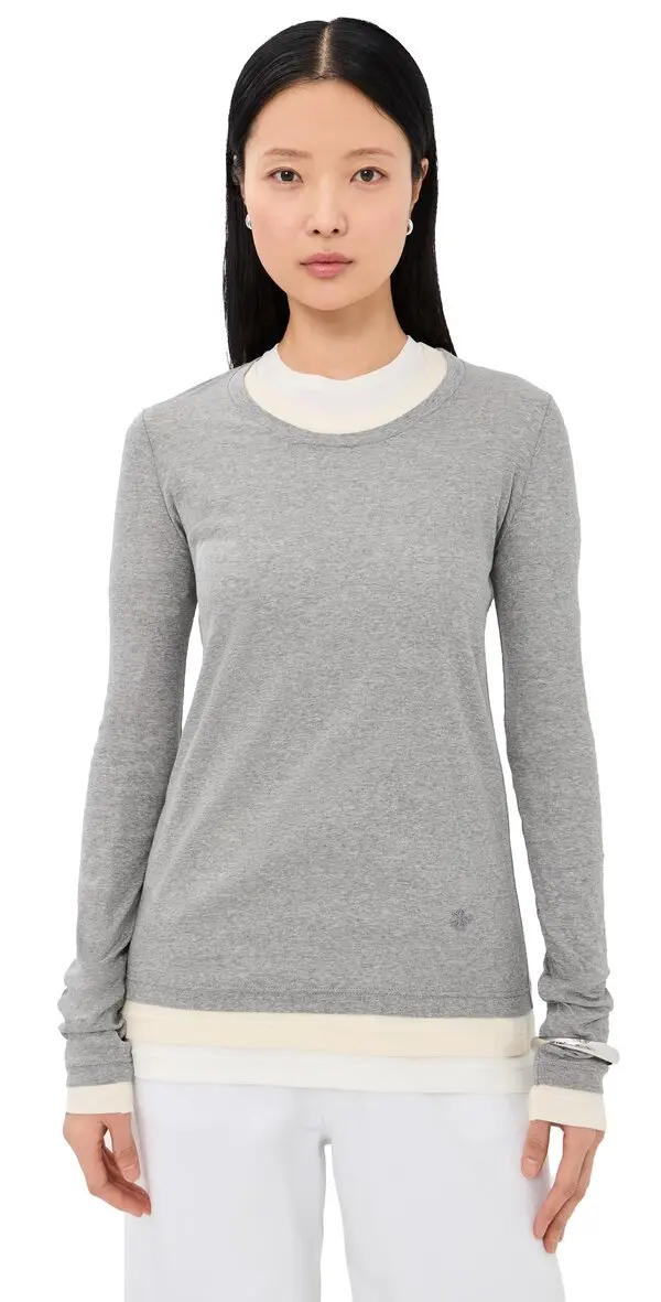 JIL SANDER Long Sleeve Layered T-shirt