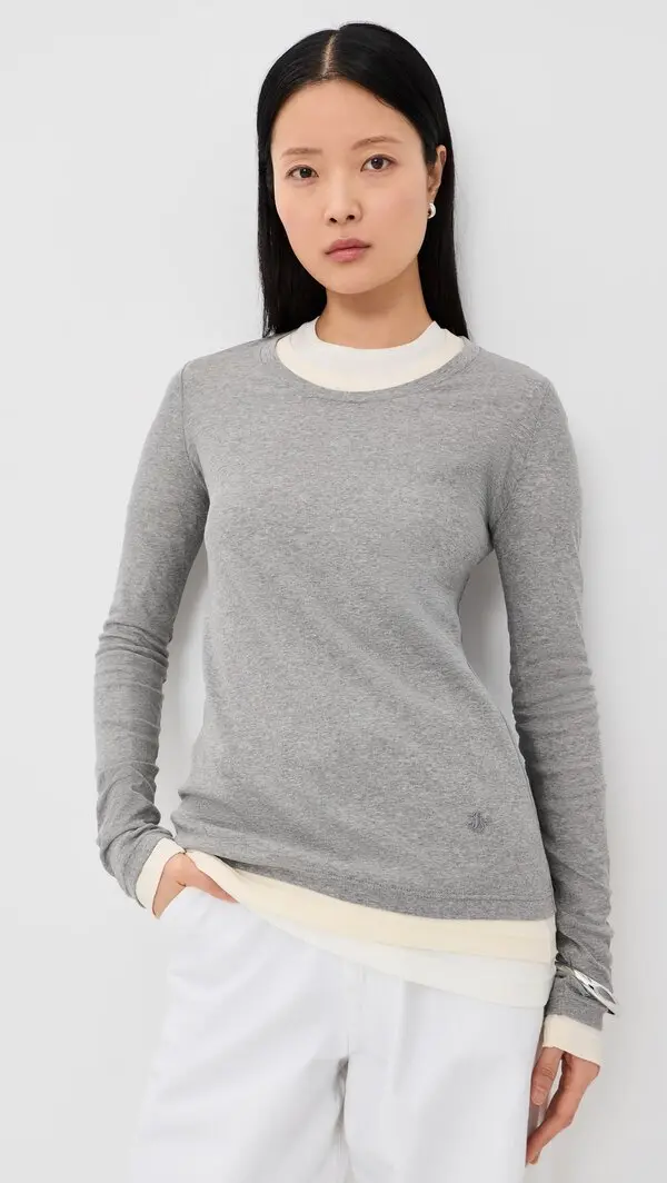JIL SANDER Long Sleeve Layered T-shirt
