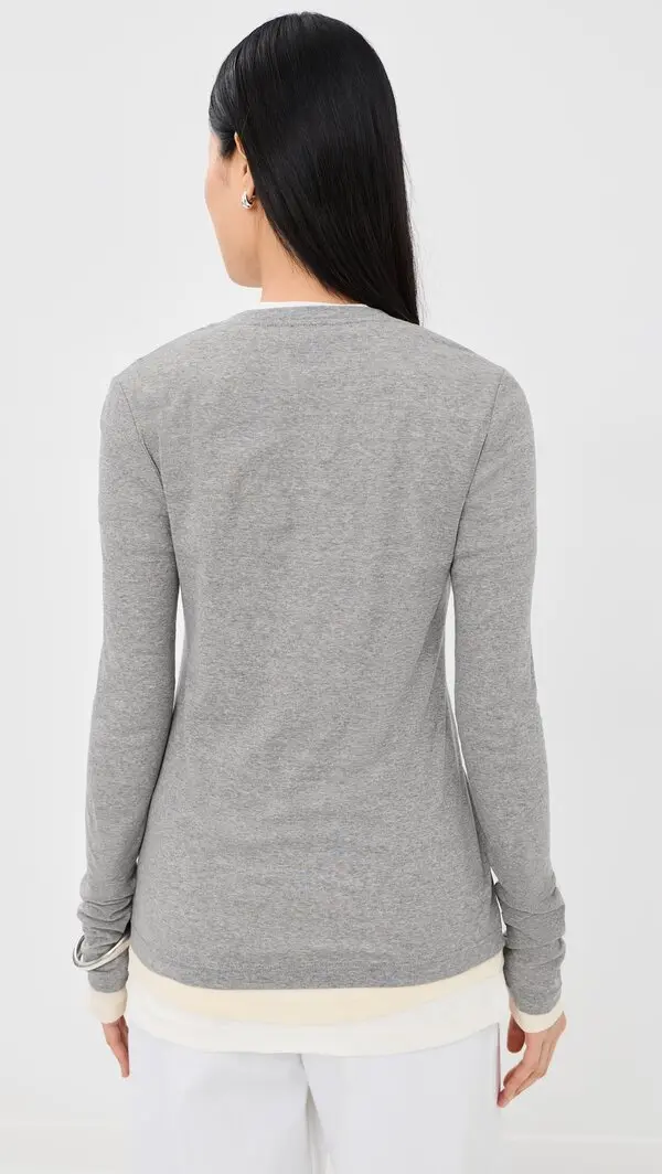 JIL SANDER Long Sleeve Layered T-shirt