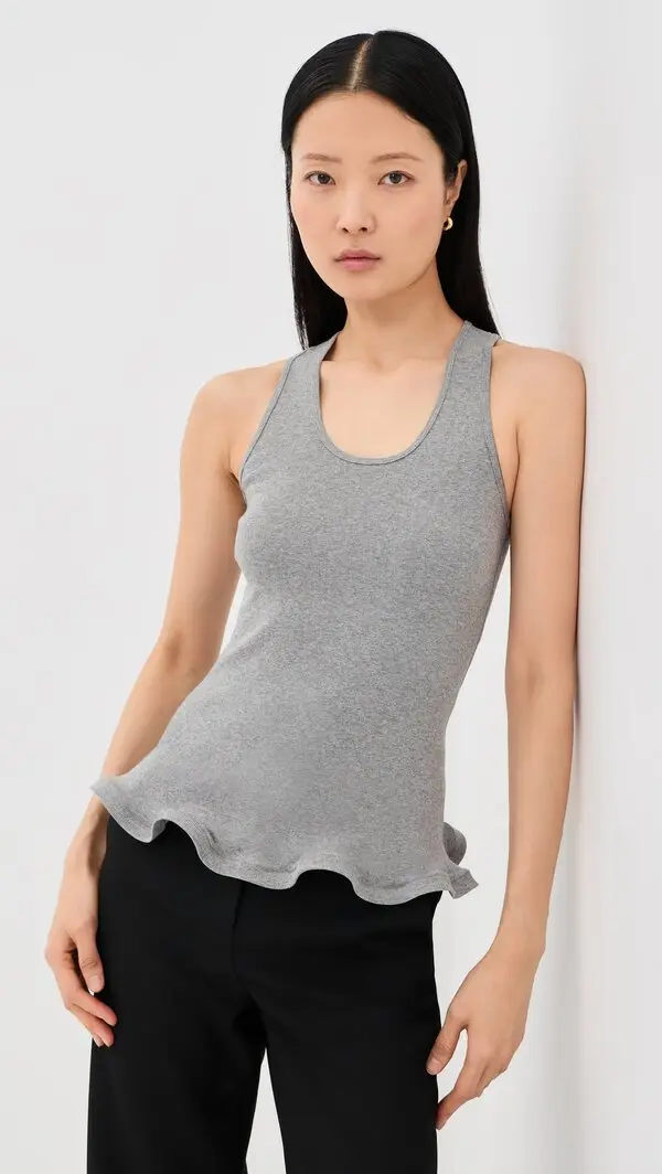 Stella McCartney Frilled Hem Rib Tank