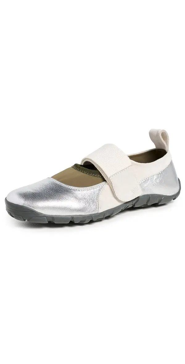 WALES BONNER Jewel Mary Jane Sneakers - Silver/ivory