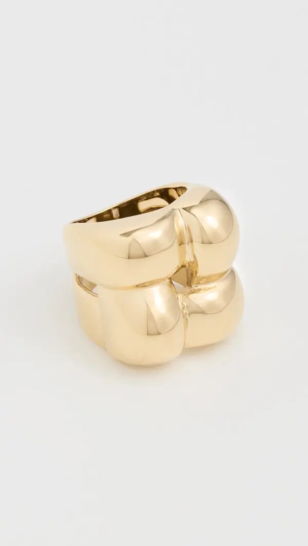 Jenny Bird Mega Woven Square Ring