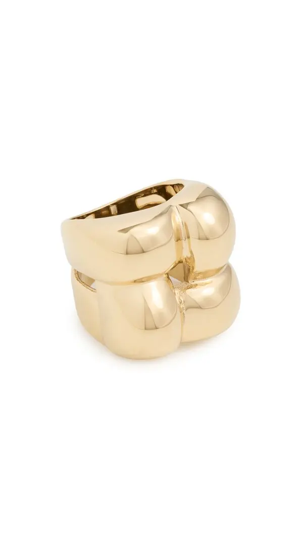 Jenny Bird Mega Woven Square Ring